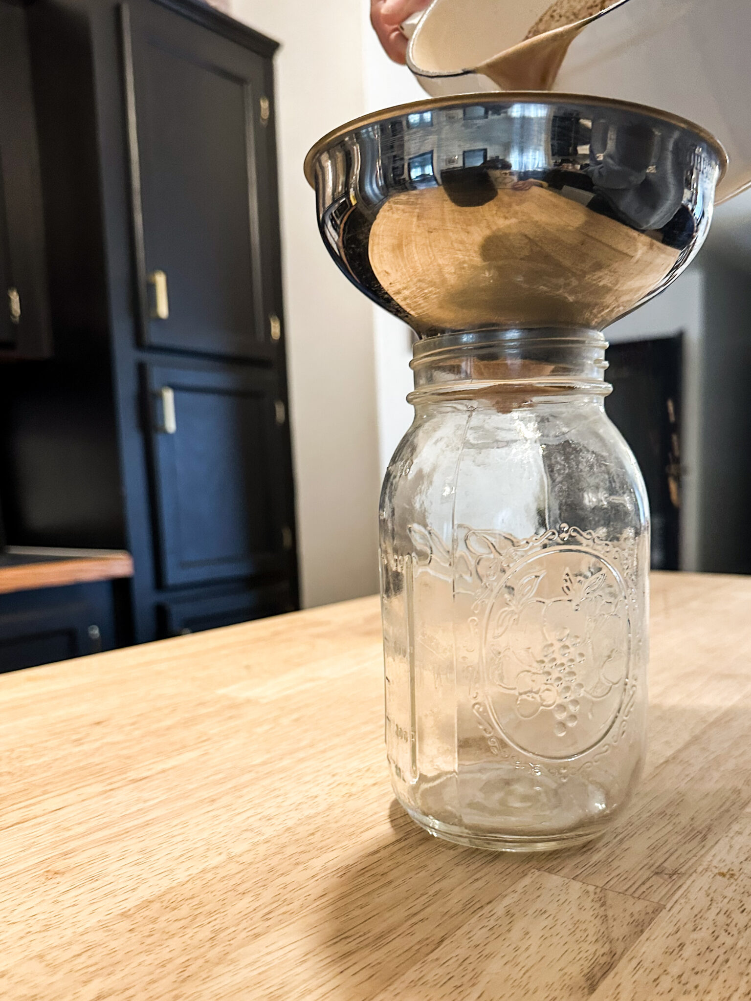 How to Make Pumpkin Coffee Creamer - At Home on the Homestead