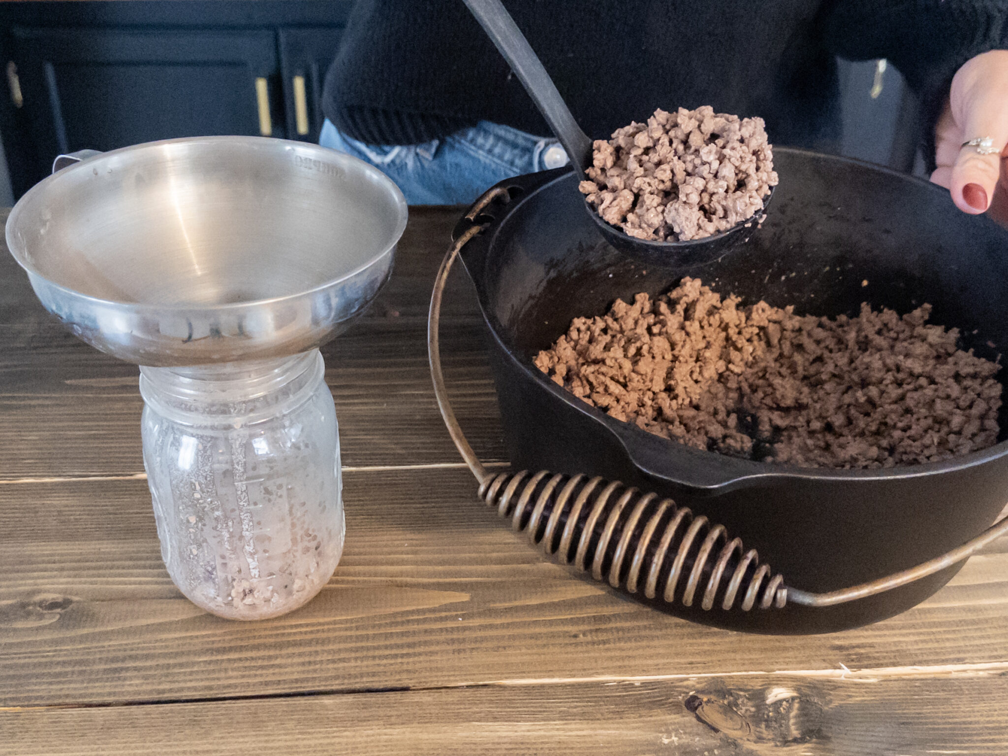 Pressure Canning Ground Venison Meat (Easy How To Recipe) - At Home on ...