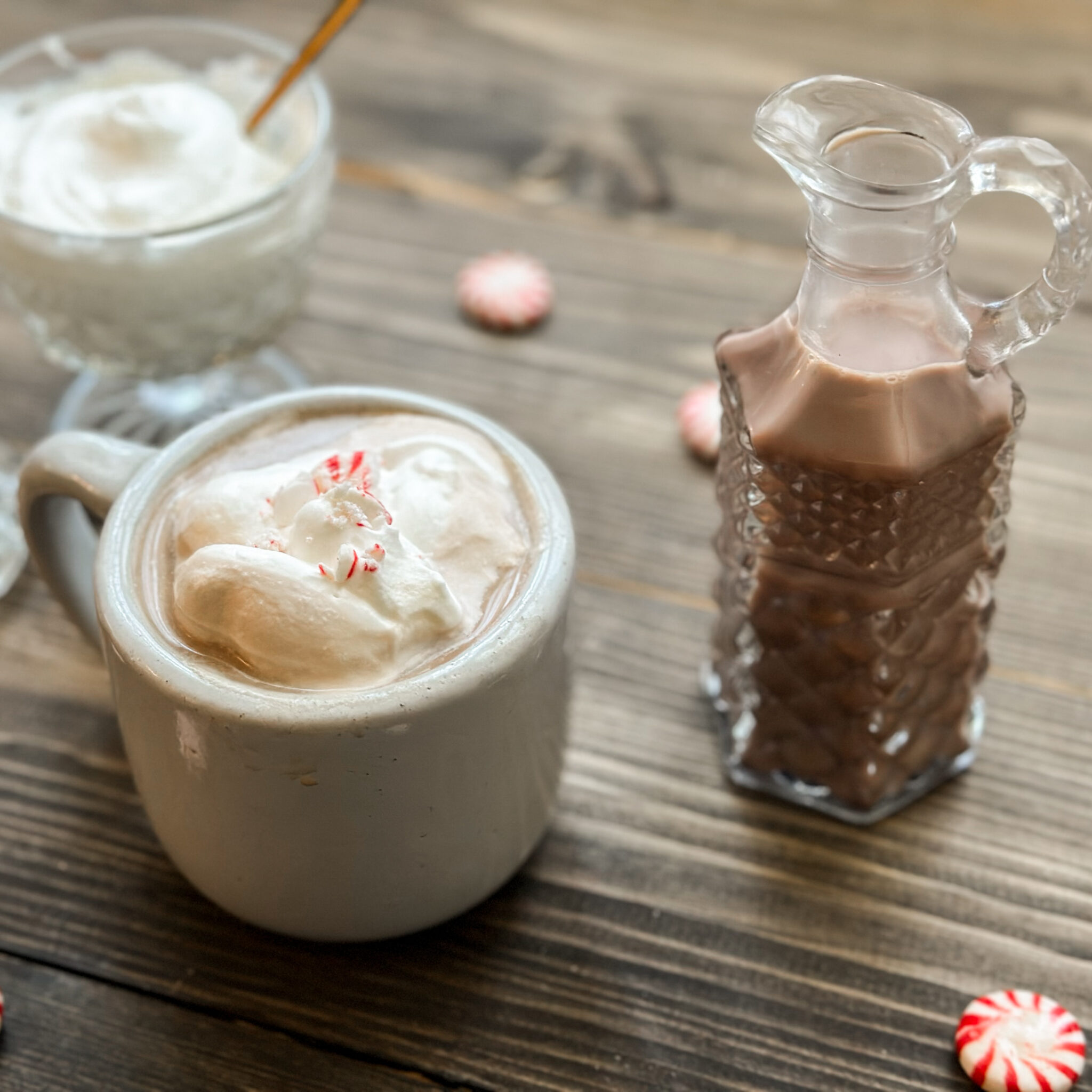 Peppermint Mocha Creamer Recipe - At Home on the Homestead