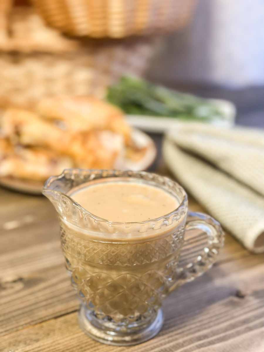 Easy 3 Ingredient Gravy Recipe (No Packet Needed!) - At Home on the ...