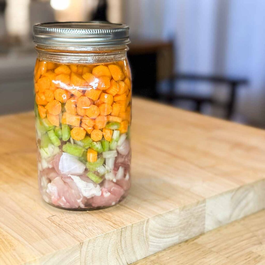 Pressure Canning Turkey Soup - Easy Homemade Recipe - At Home on the ...