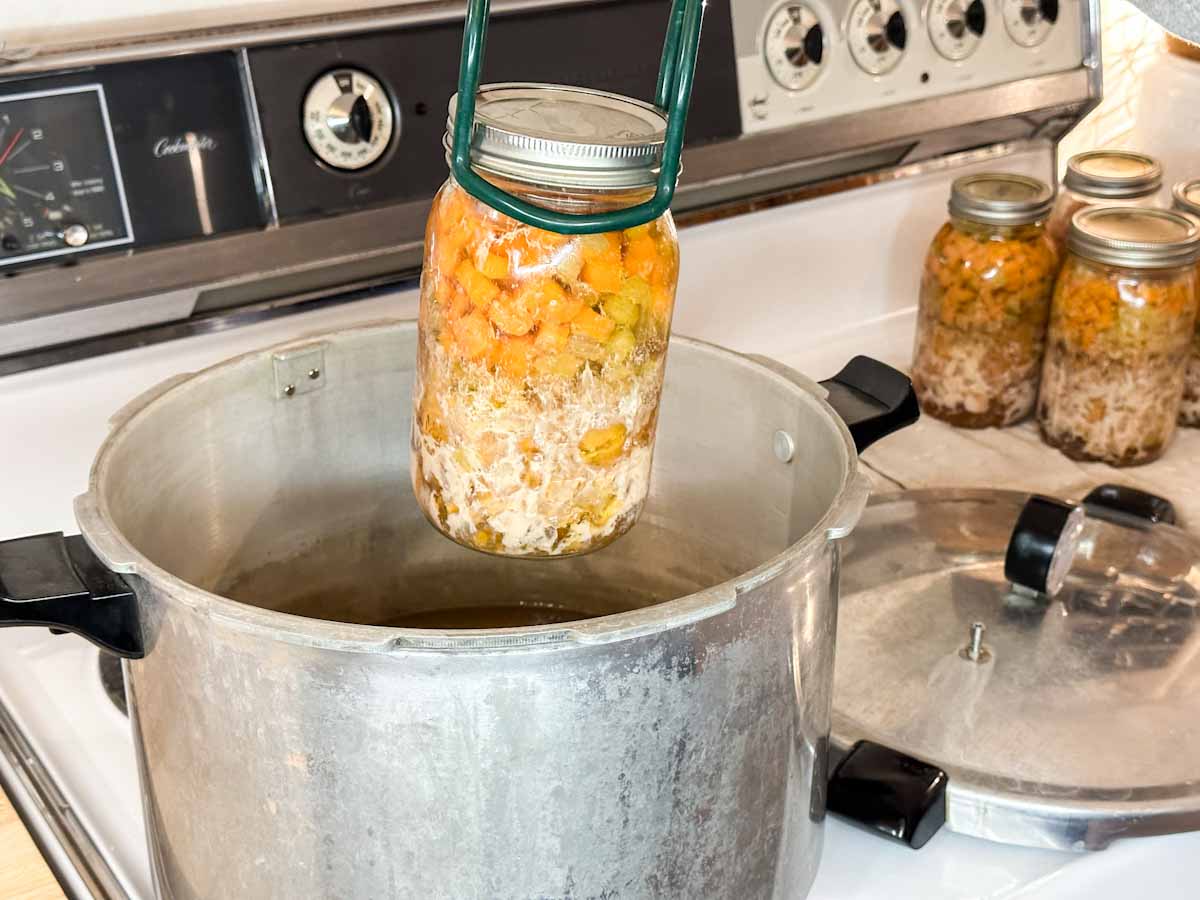Pressure Canning Turkey Soup - Easy Homemade Recipe - At Home on the ...