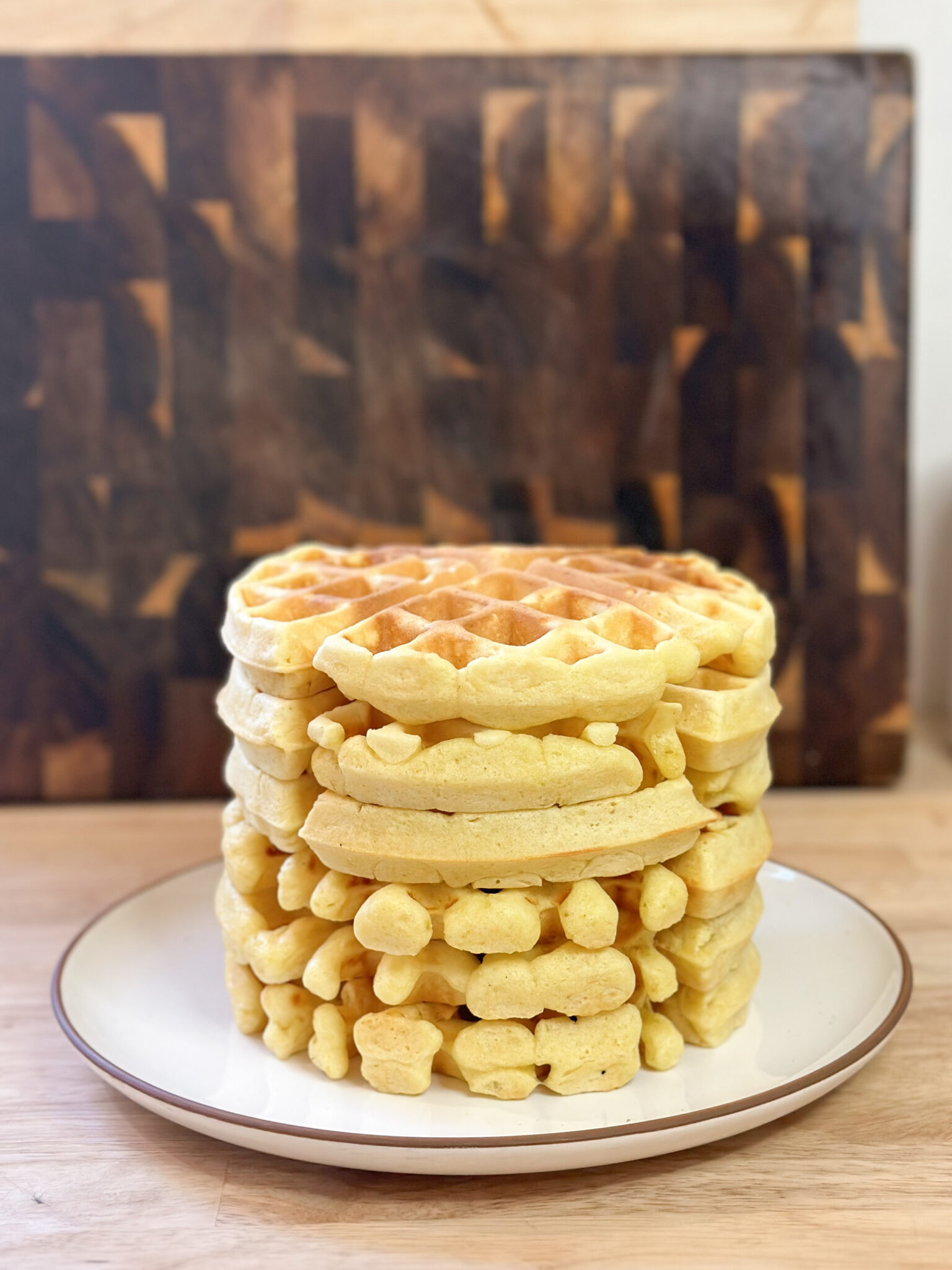 Buttery Waffle Recipe: Perfect From Scratch Waffles - At Home on the ...