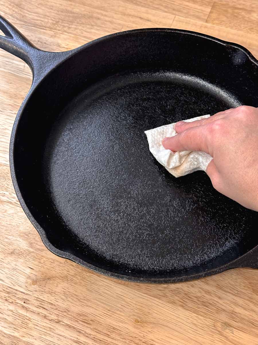 Cast Iron Care: How to Clean & Maintain Cast Iron Cookware - At Home on ...