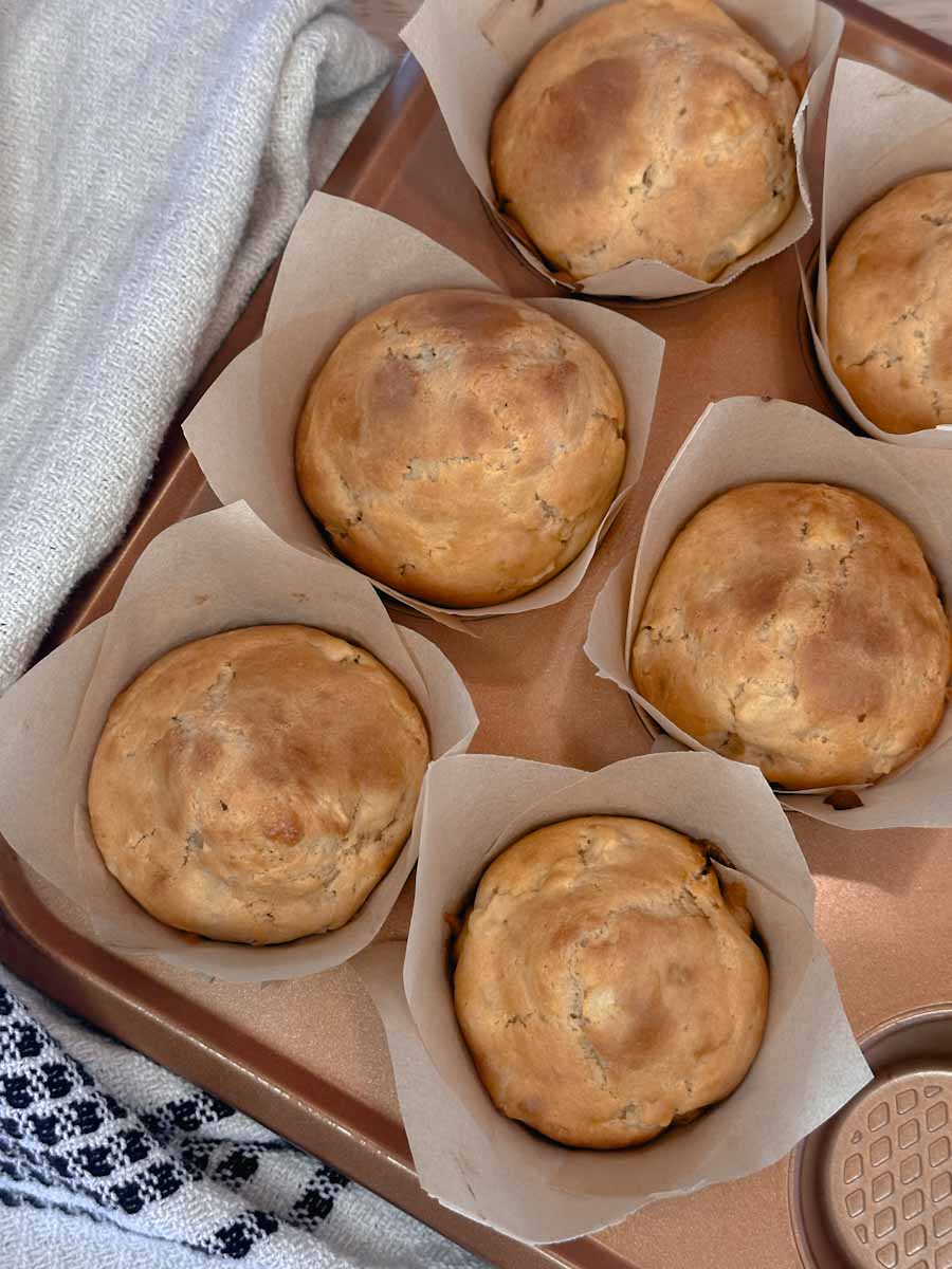 Apple Breakfast Muffins: Easy Freezer Breakfast Recipe - At Home on the ...