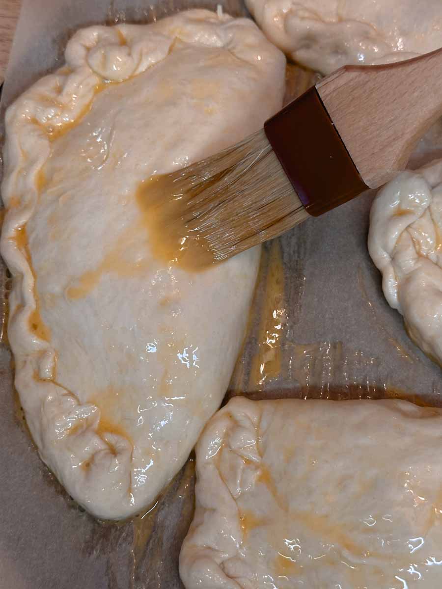 Easy Homemade Cheese Calzone Recipe - At Home on the Homestead