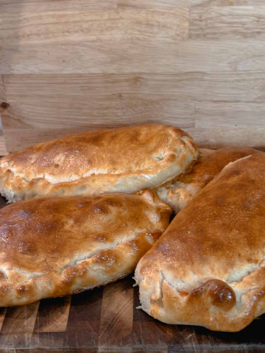 Easy Homemade Cheese Calzone Recipe - At Home on the Homestead